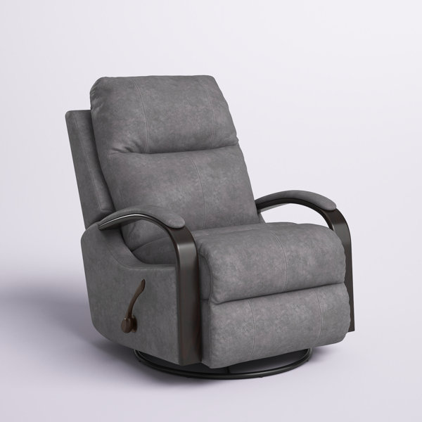 Wade Logan® Fouts Upholstered Swivel Glider Recliner & Reviews | Wayfair